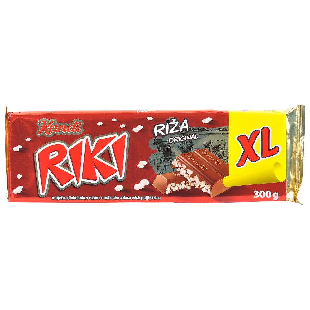 Čokolada Riki Original 300 g na akciji u trgovinama Interspar