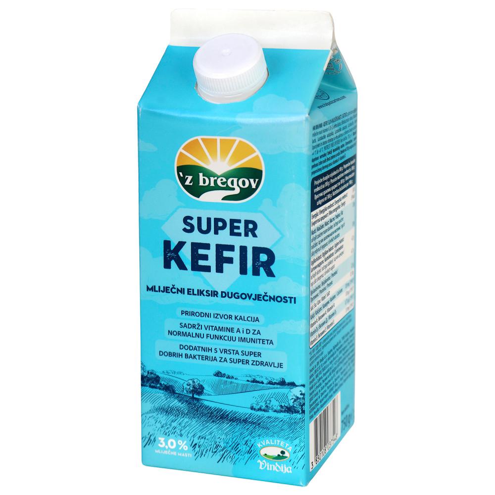 z bregov Super Kefir v akciji v trgovinah Mercator