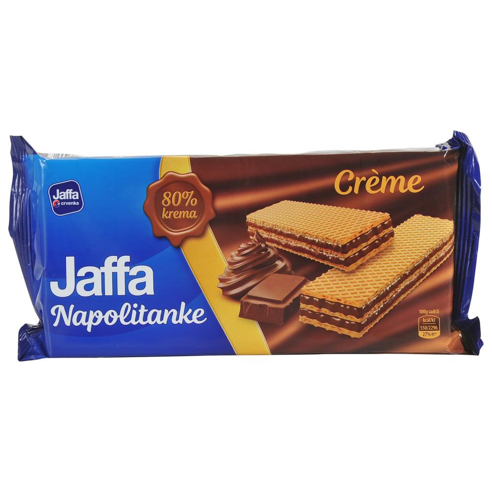 Jaffa crème napolitanke 187 g na akciji u trgovinama Bakmaz