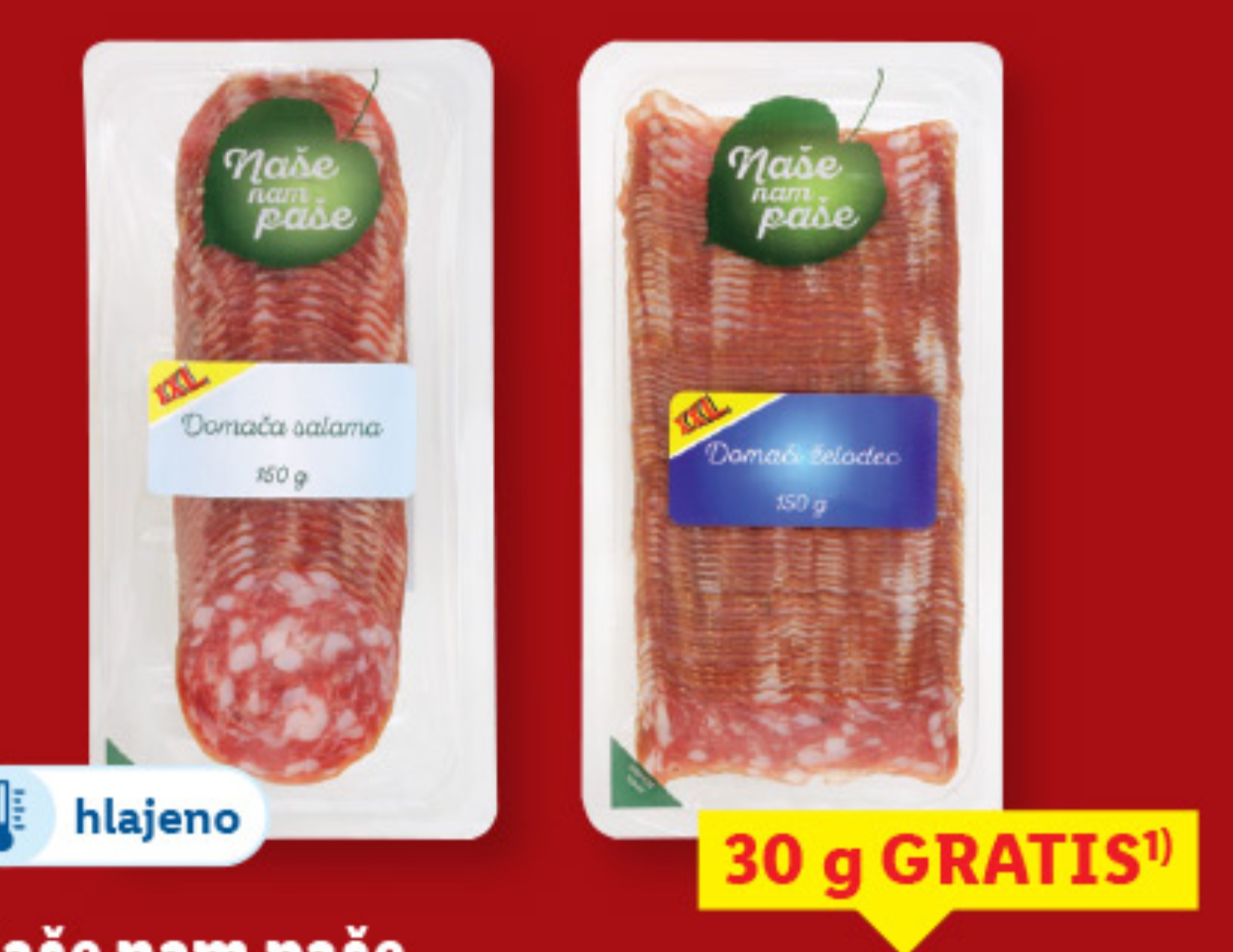 Naše nam paše Domači narezek XXL... v akciji v trgovinah Lidl