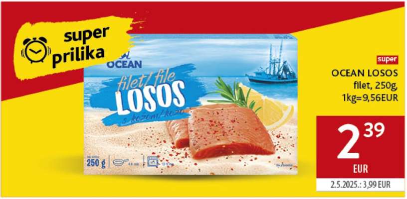 Ocean Losos grbavac 250g: Akcija i Cijena (Konzum) | NajCijena.hr