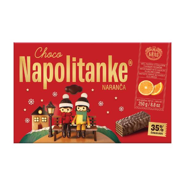 Kraš Napolitanke choco naranča 250 g na akciji u trgovinama Gavranović