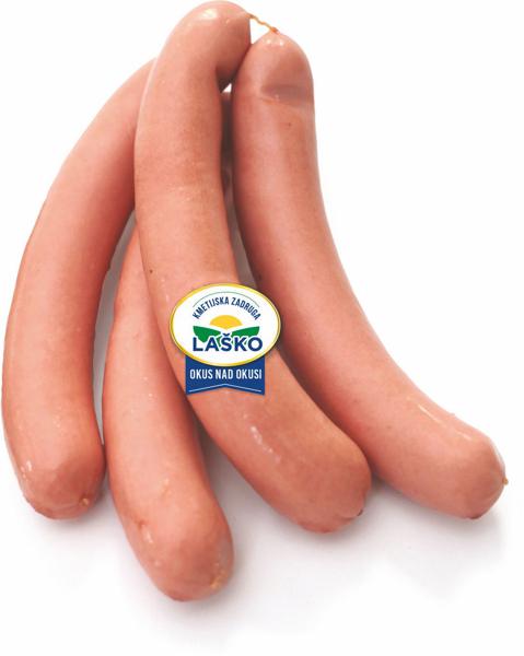 Hrenovke v naravnem ovoju 1 kg v akciji v trgovinah Jager
