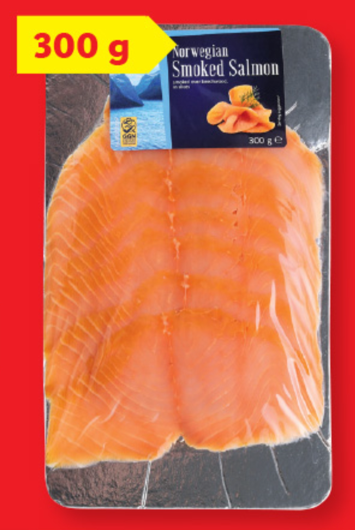 Dimljen losos 300g: Akcija in Cena (Lidl) | NajCena.si
