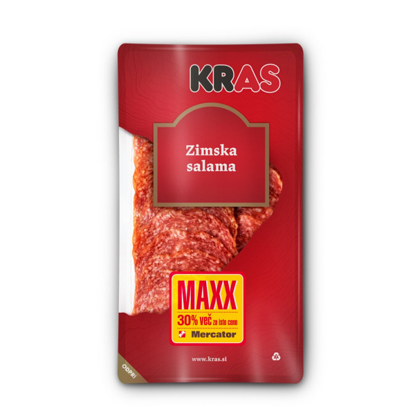 Narezek zimska salama Kras 100g + 30g GRA...: Akcija (Mercator)