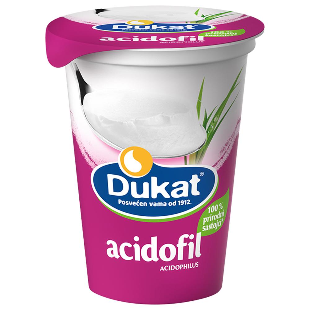 Acidofil Dukat 180 g na akciji u trgovinama Djelo