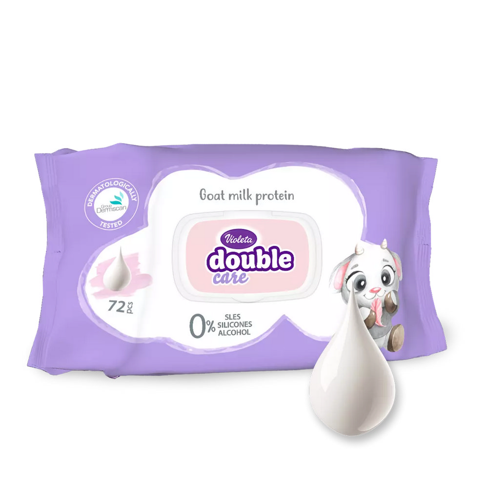 Violeta Baby vlažne maramice 72: Akcija (Studenac)
