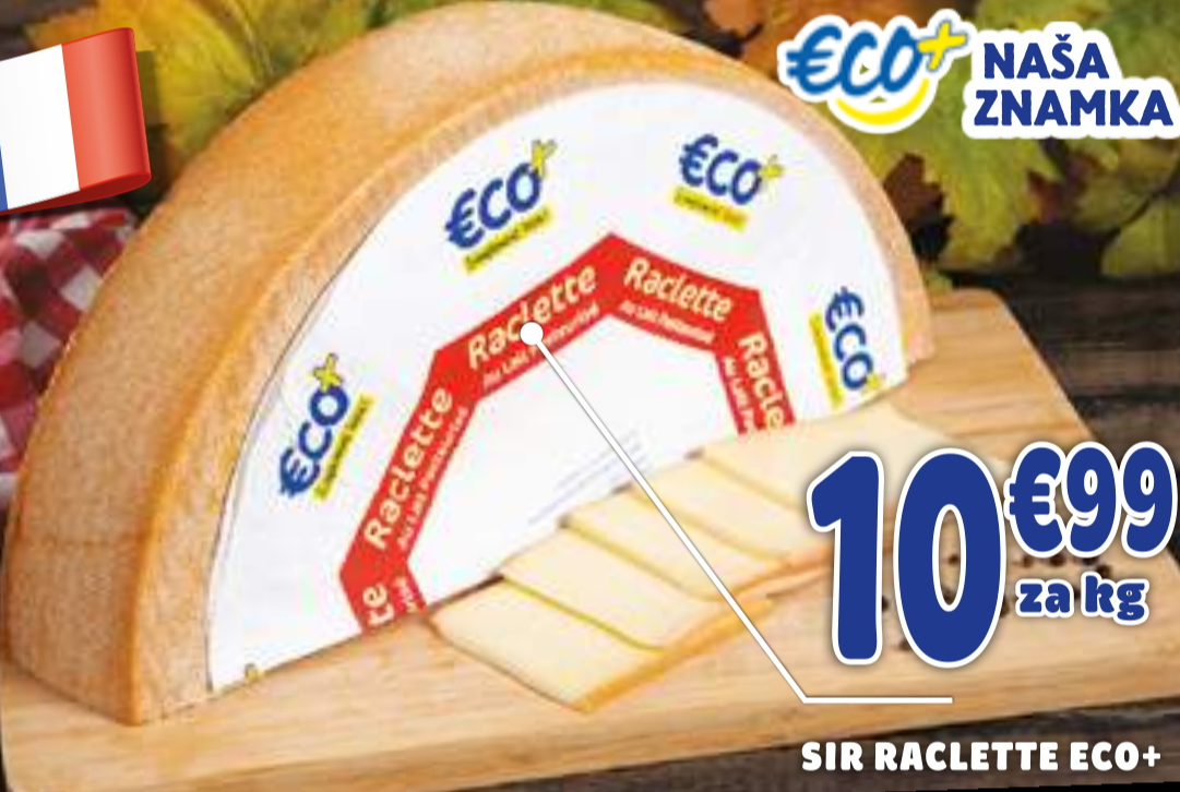 Sir Raclette ECO+ v akciji v trgovinah E.Leclerc